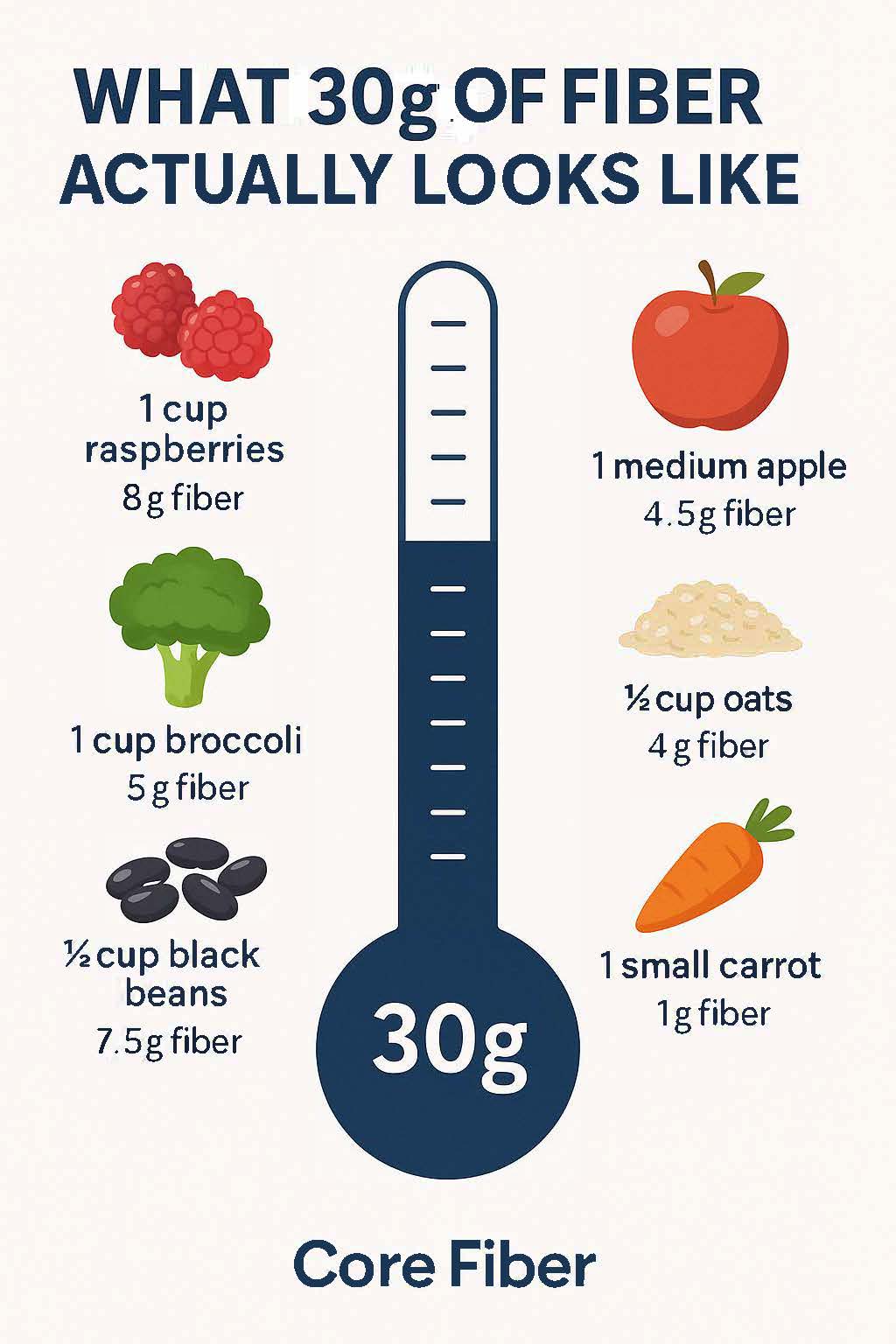 Why 30g of Fiber a Day Isn’t Just “Nice” - It’s Non-Negotiable - Core Fiber
